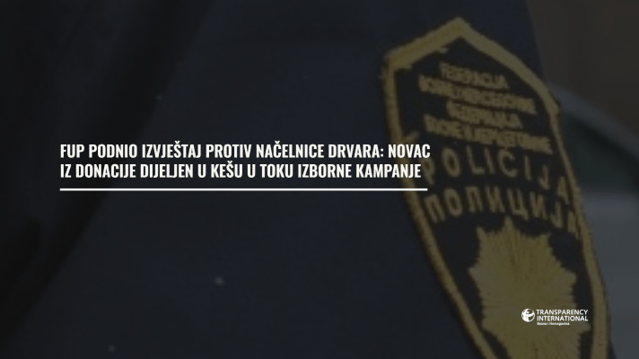 FUP podnio izvještaj protiv načelnice Drvara: Novac iz donacije ...